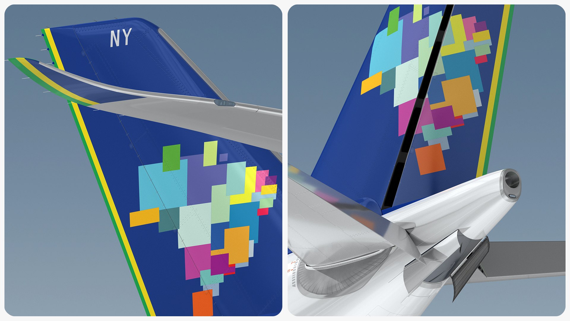 Airbus A330neo Azul 3D model - TurboSquid 1960522