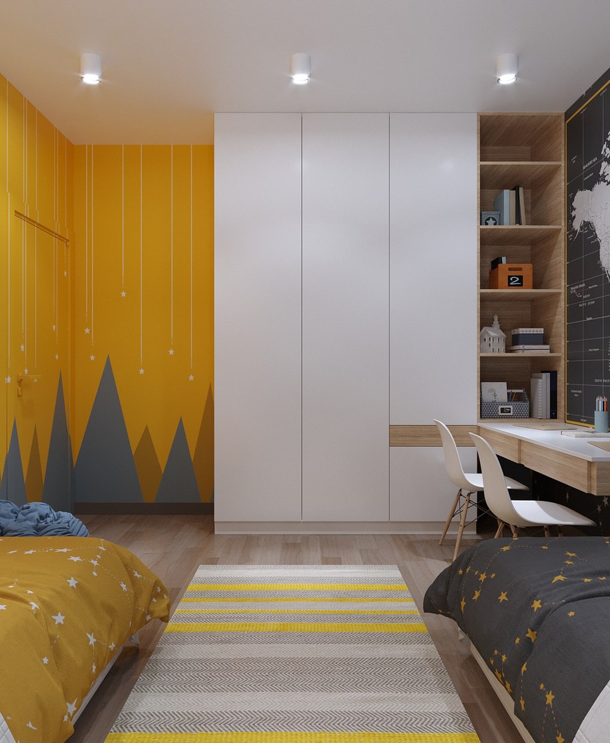 3D Children Bedroom Model - TurboSquid 1742834