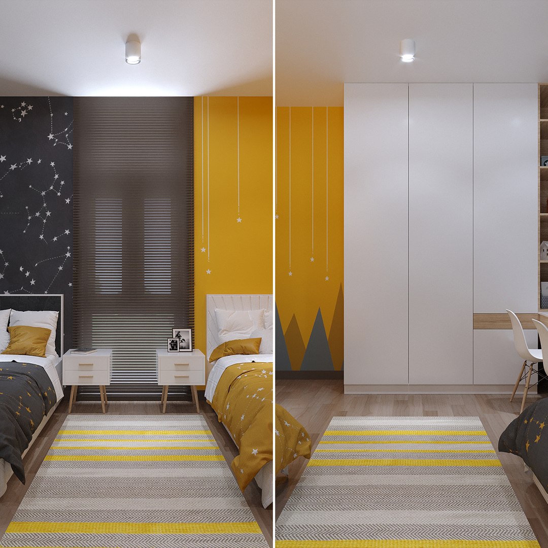 3D Children Bedroom Model - TurboSquid 1742834