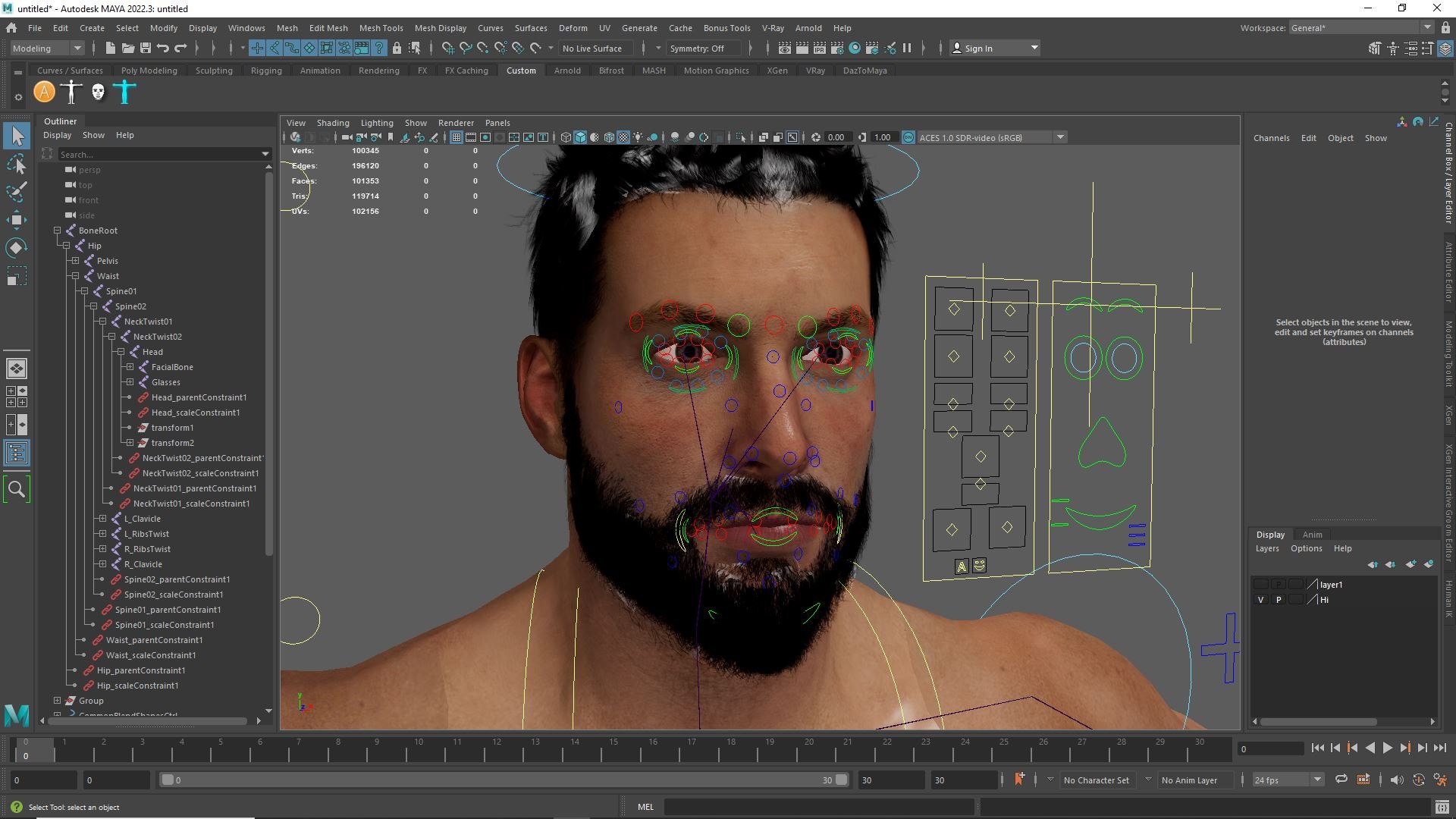 RIck Realistic Male Bodybuilder Character PBR Rigged 3D Model ...