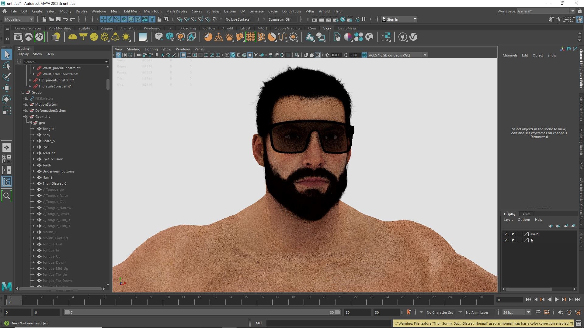 RIck Realistic Male Bodybuilder Character PBR Rigged 3D Model ...