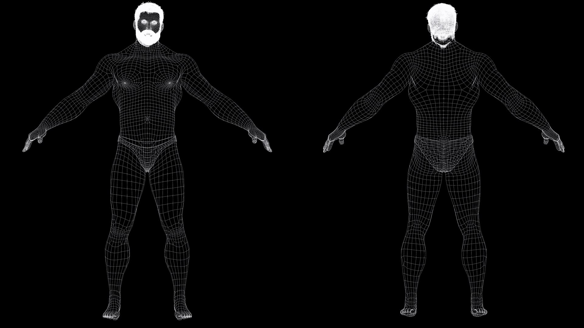 RIck Realistic Male Bodybuilder Character PBR Rigged 3D Model ...