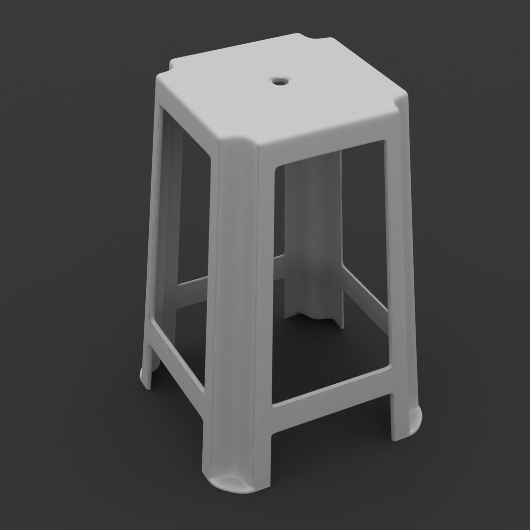 Plastic Stool 3d Max
