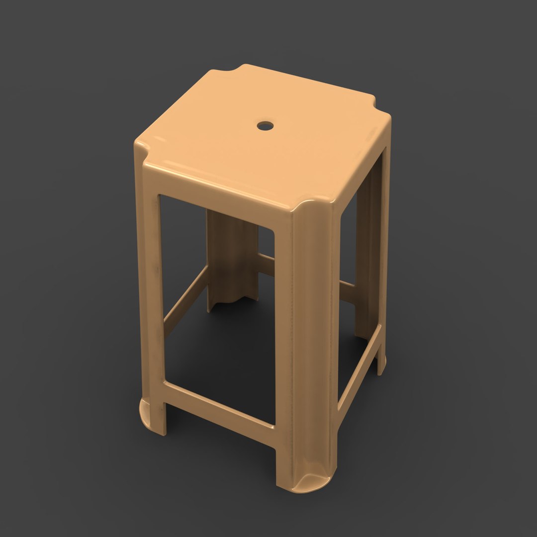 Plastic Stool 3d Max