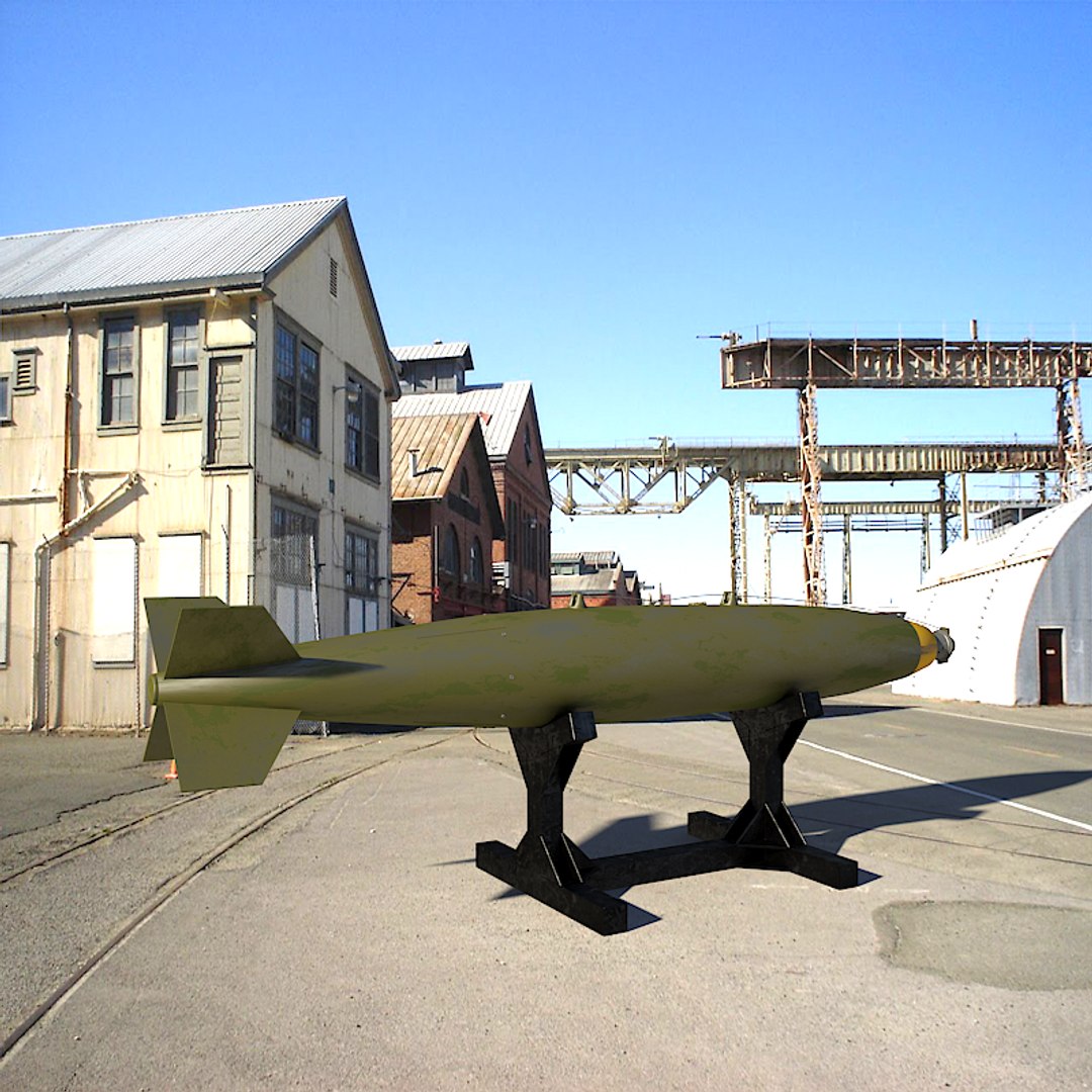 3dsmax Demolition Bomb Mk 82