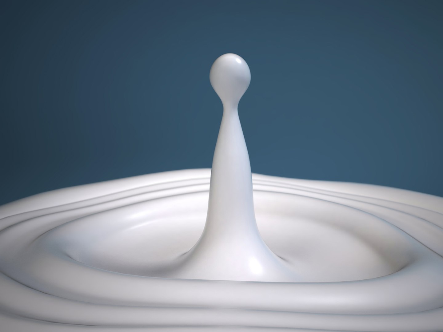 3d Water Drop Model
