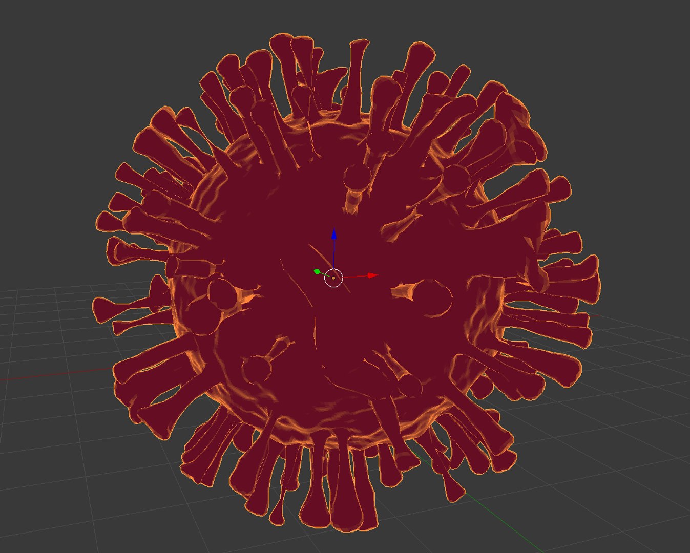 3D coronavirus virus model - TurboSquid 1532690