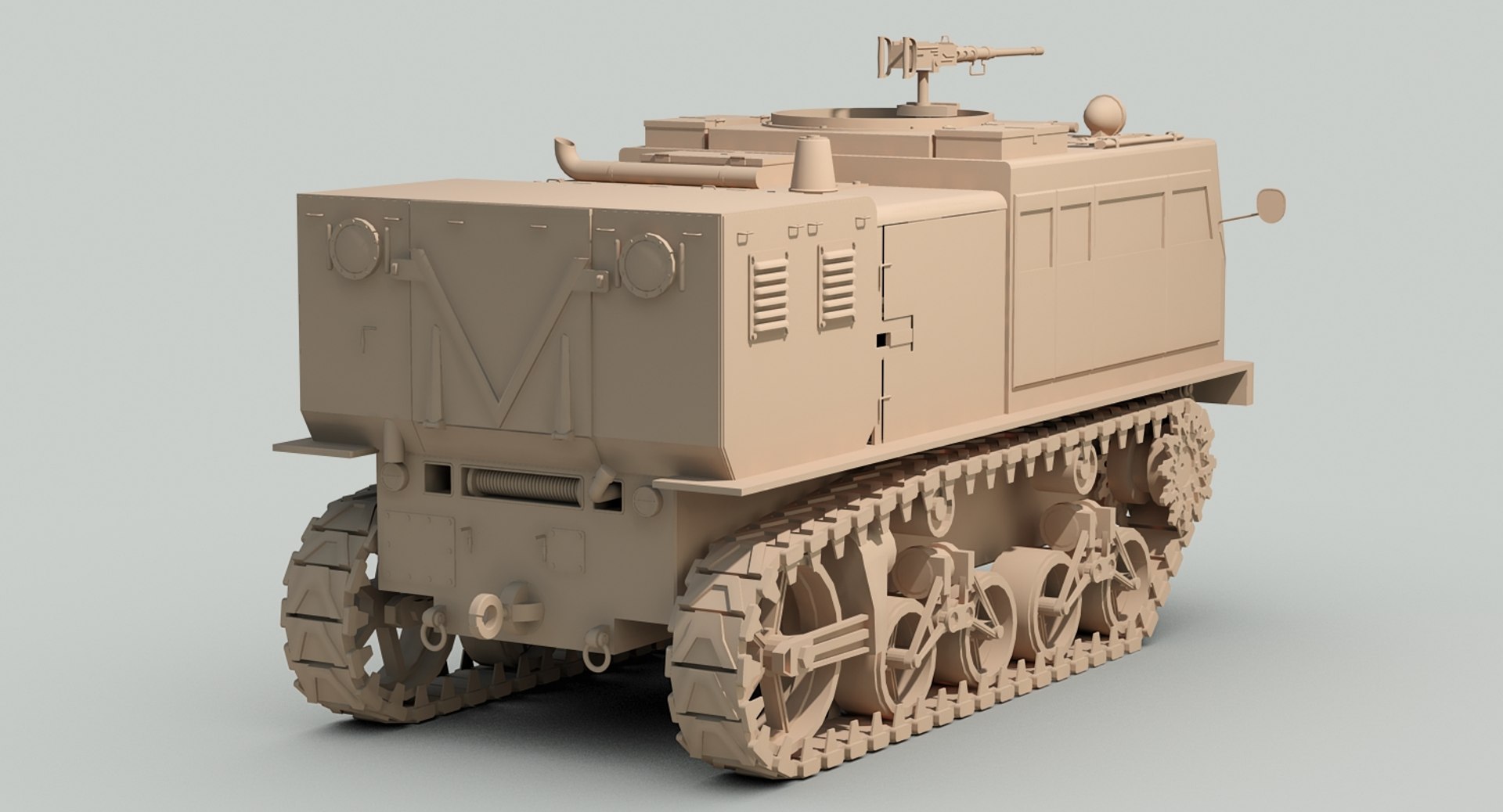 Military M4 Highspeed Tractor 3d Max