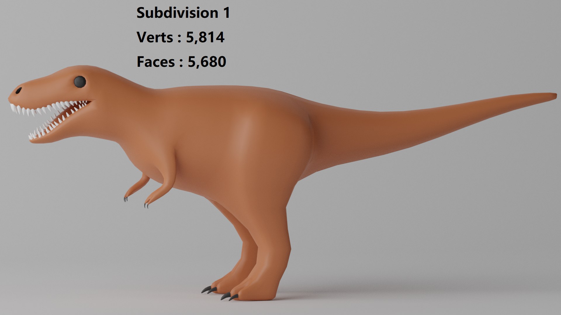 Cartoon Tyrannosaurus T-Rex 3D model - TurboSquid 2099000