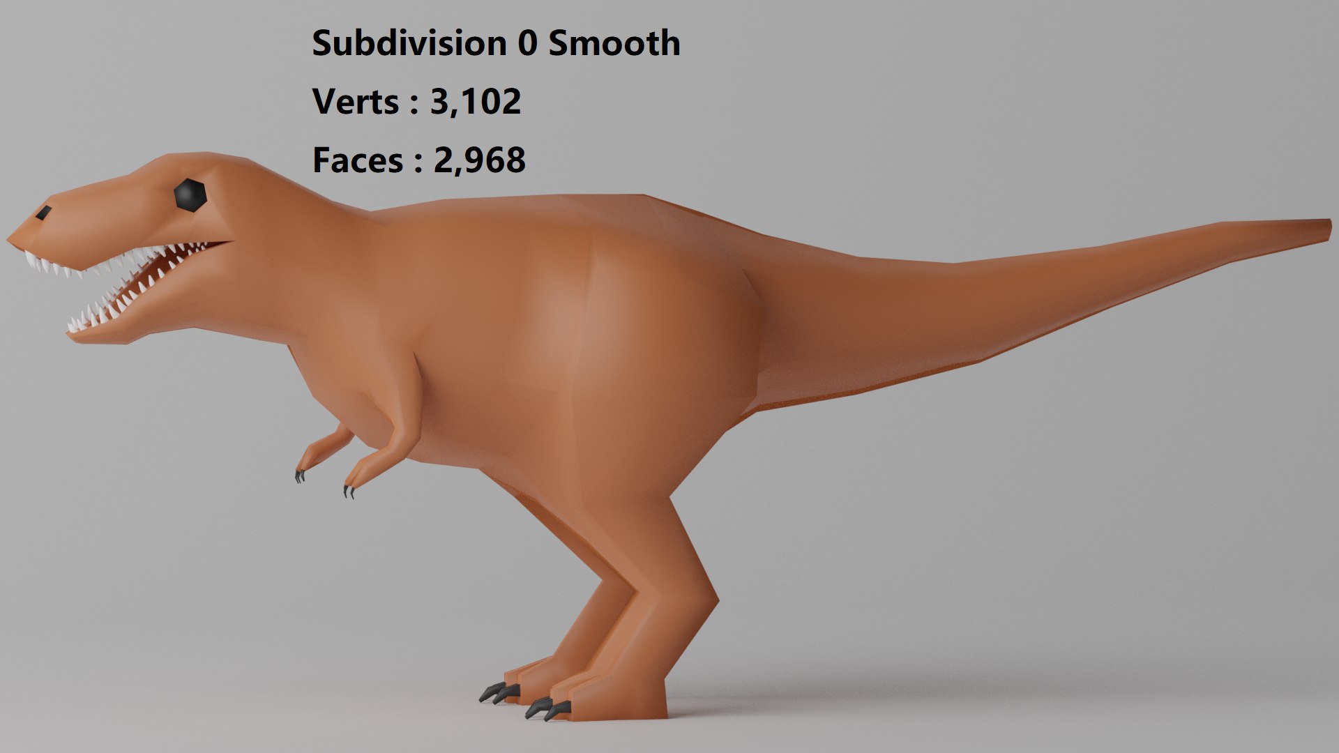 Cartoon Tyrannosaurus T-Rex 3D model - TurboSquid 2099000