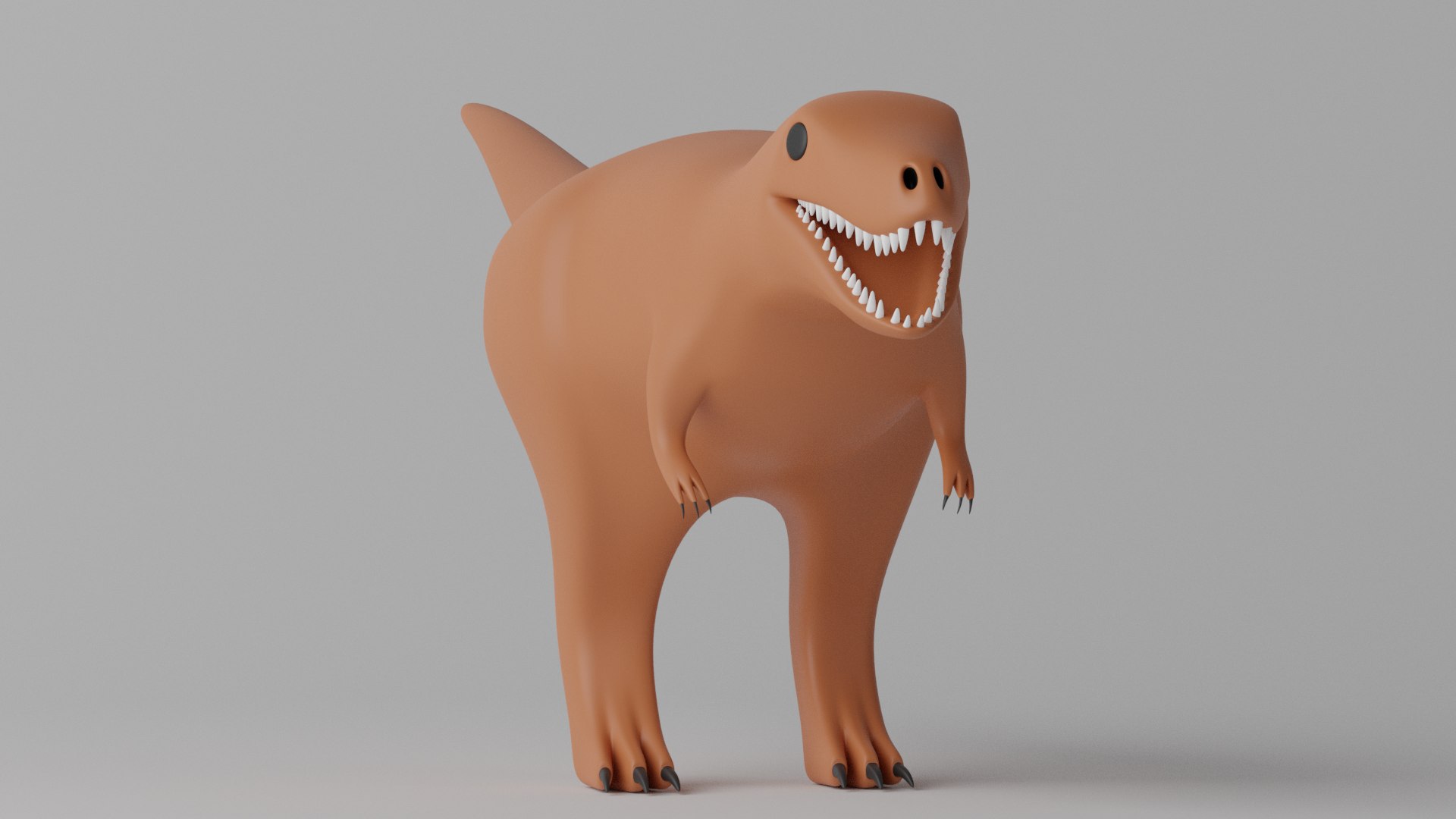 Cartoon Tyrannosaurus T-Rex 3D model - TurboSquid 2099000