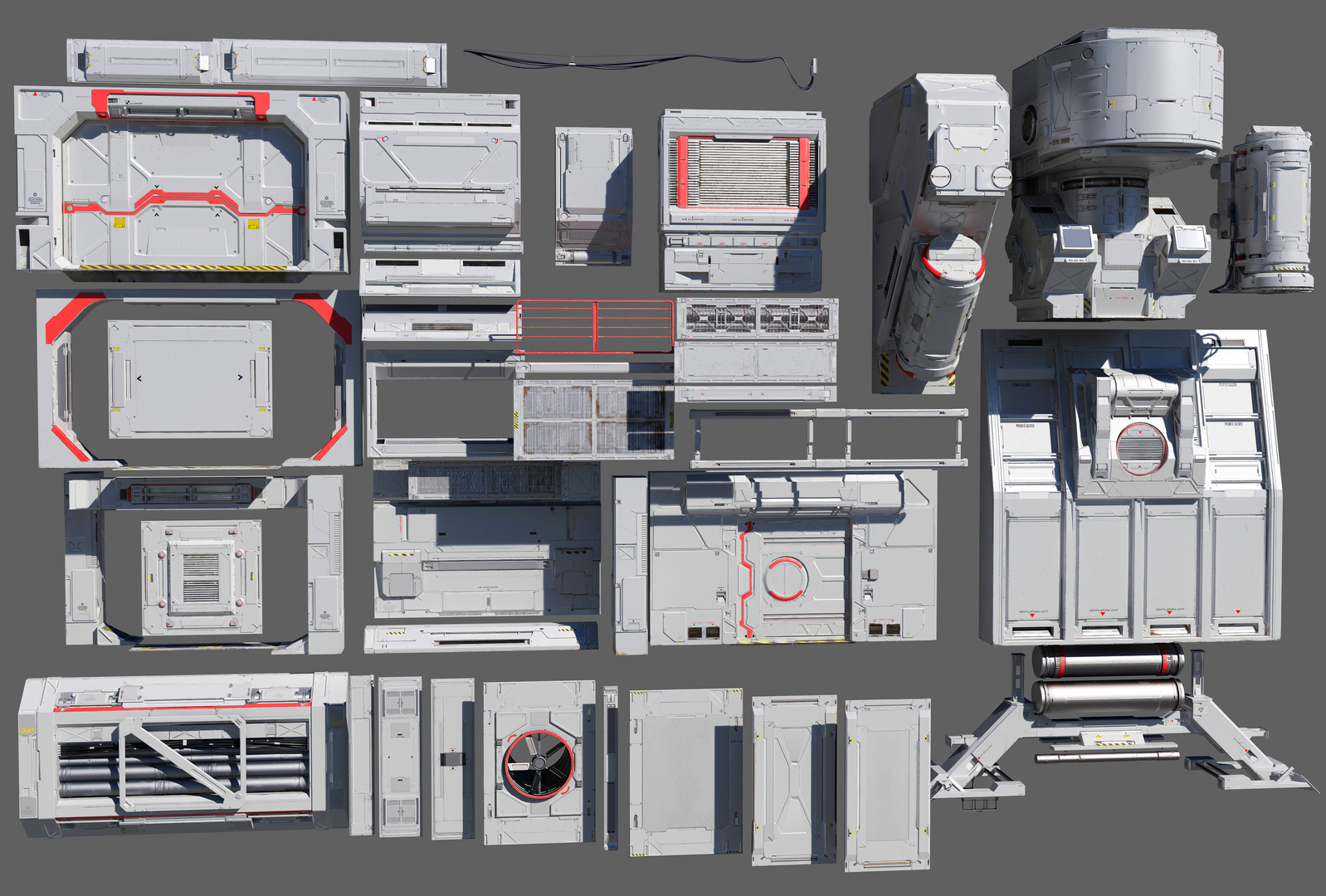 3D model sci-fi designer details - TurboSquid 1188322