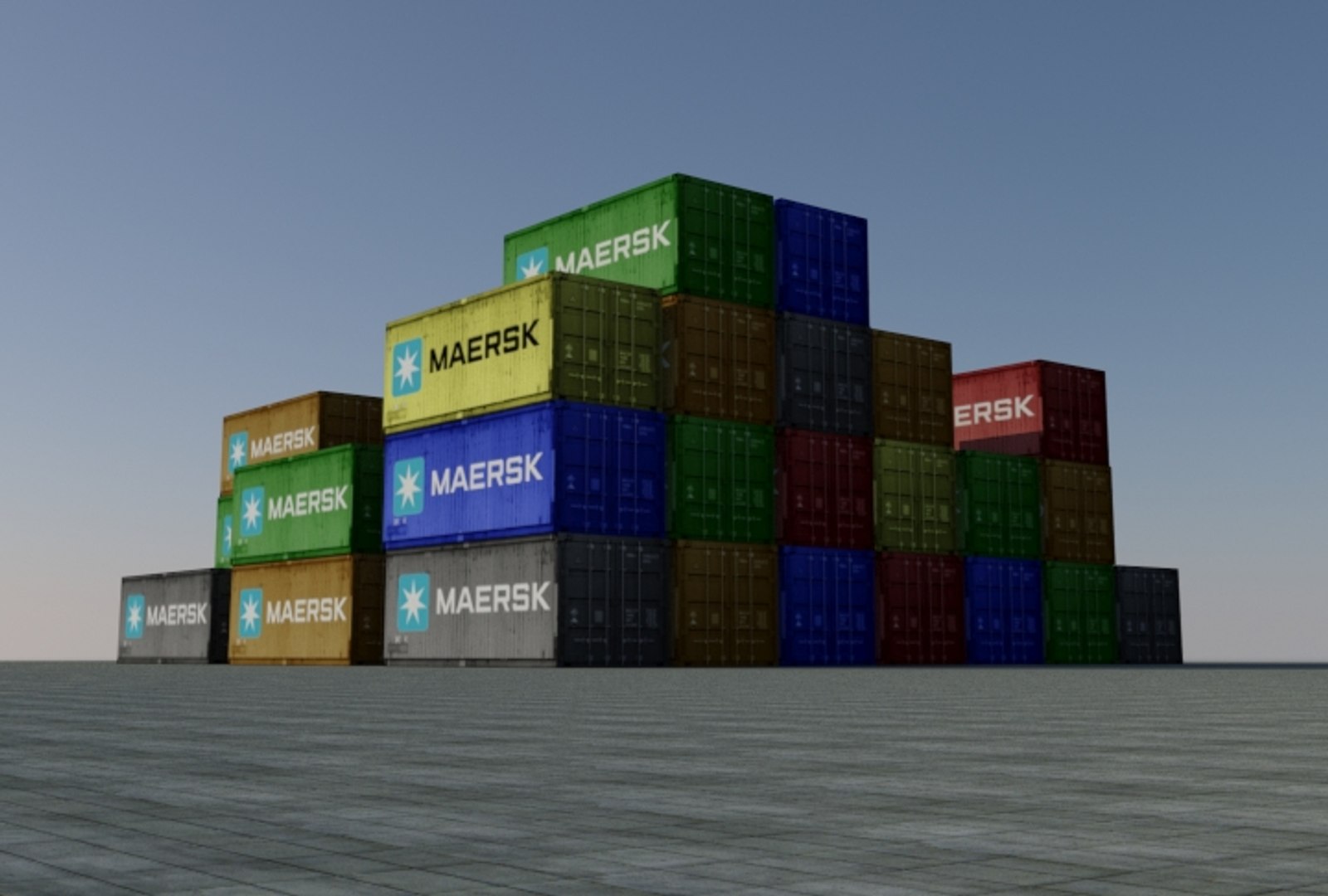 3d Containers Port