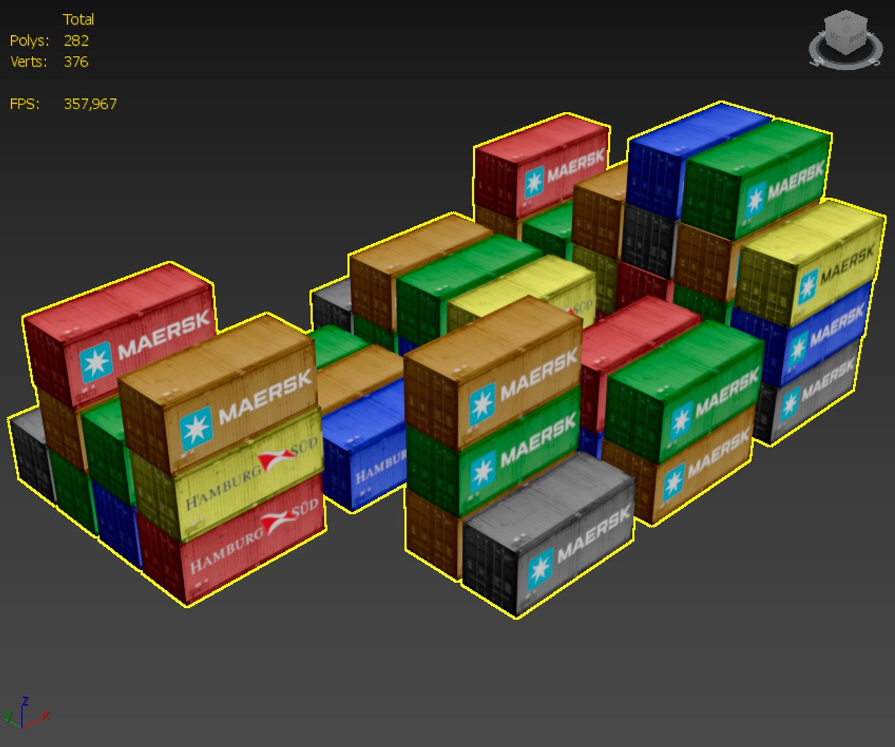 3d Containers Port