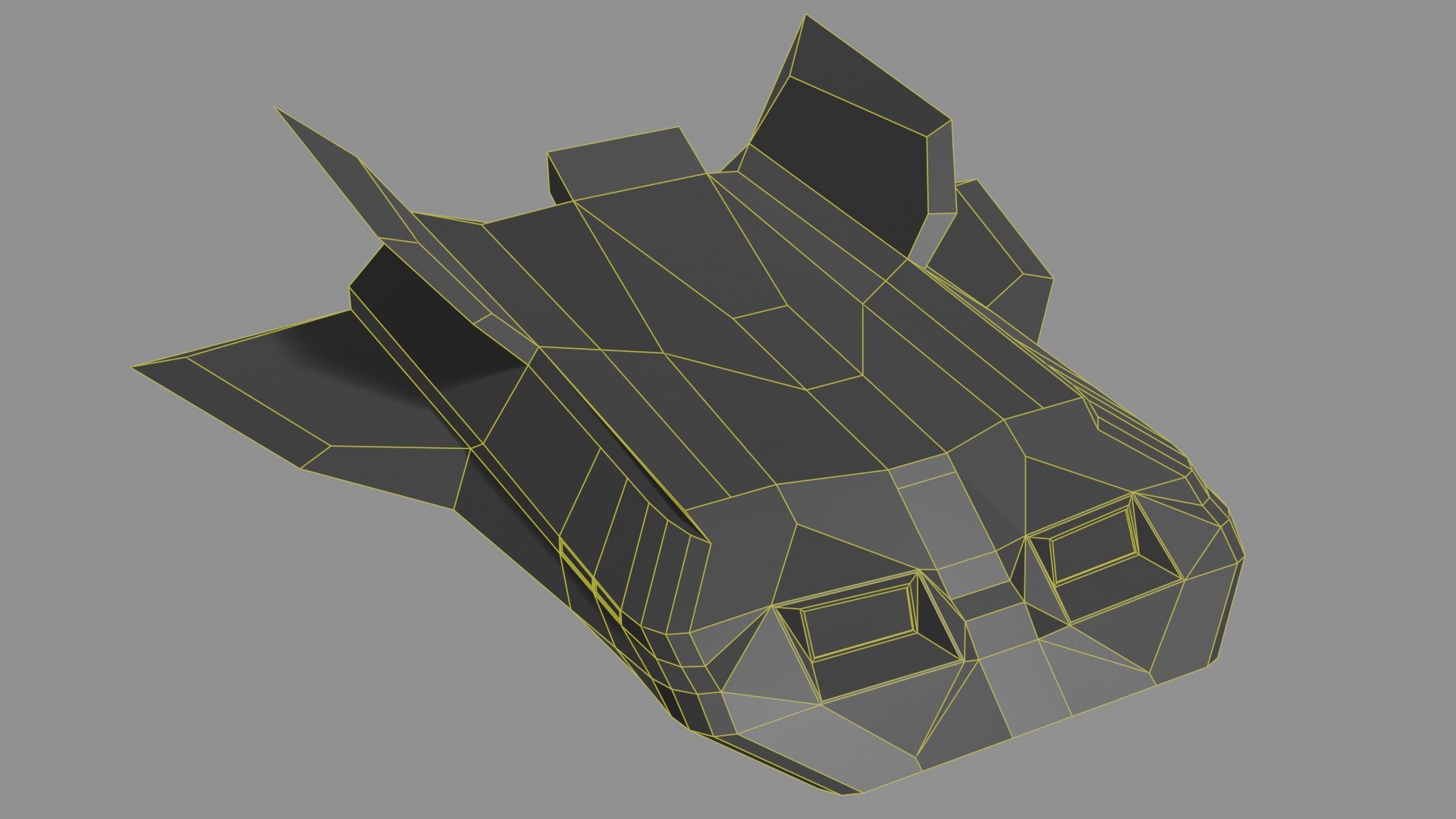 A Spaceship With A Flat And Wide Shape 3D Model - TurboSquid 2343620