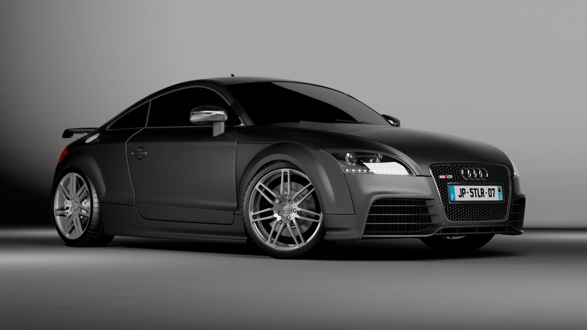 audi tt rs 3d obj