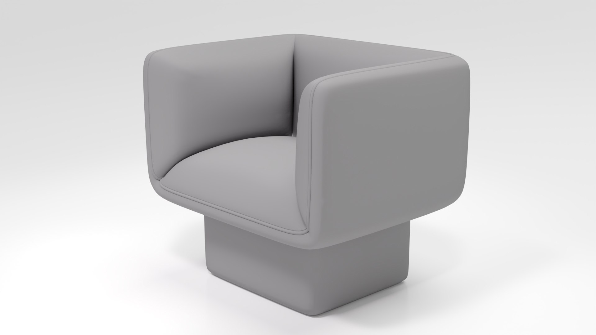 BLOCK LOUNGE CHAIR BY MUT DESIGN 3D Model - TurboSquid 2136215