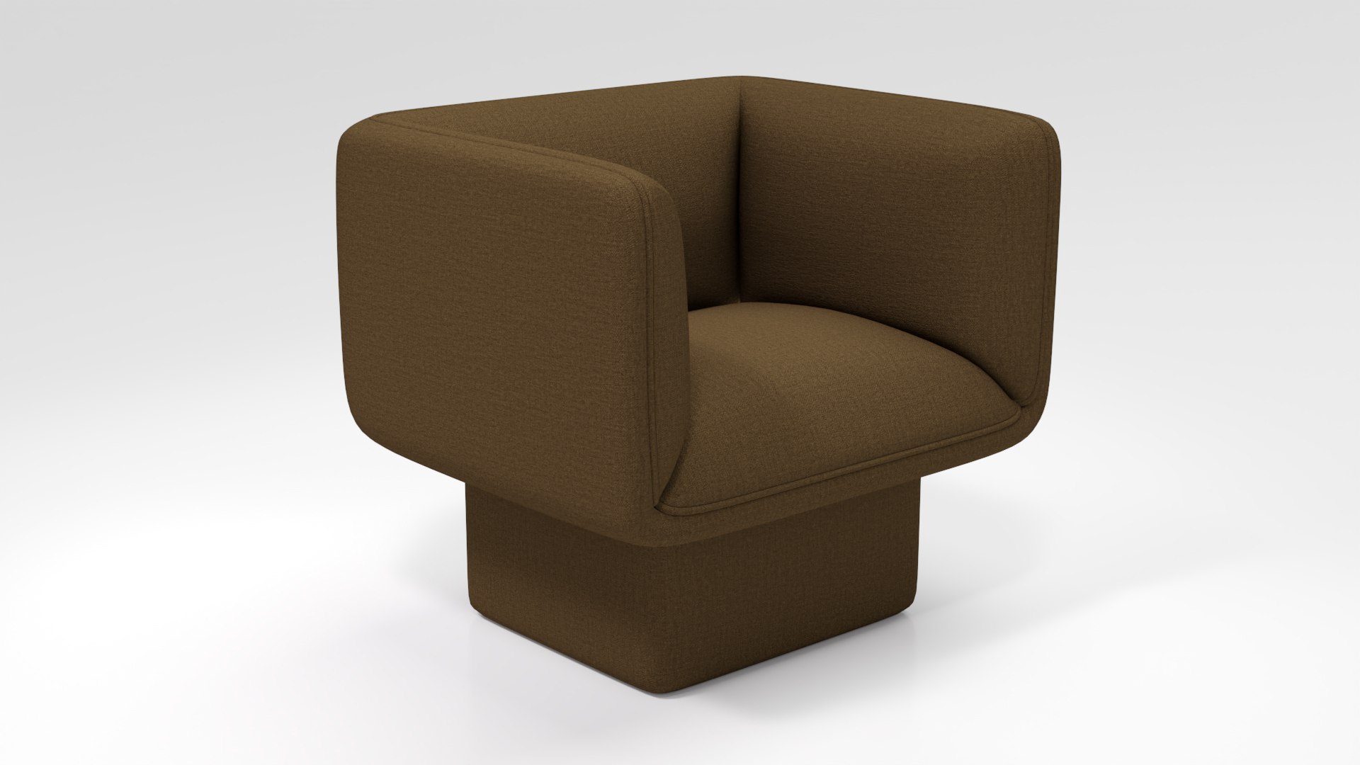 BLOCK LOUNGE CHAIR BY MUT DESIGN 3D Model - TurboSquid 2136215