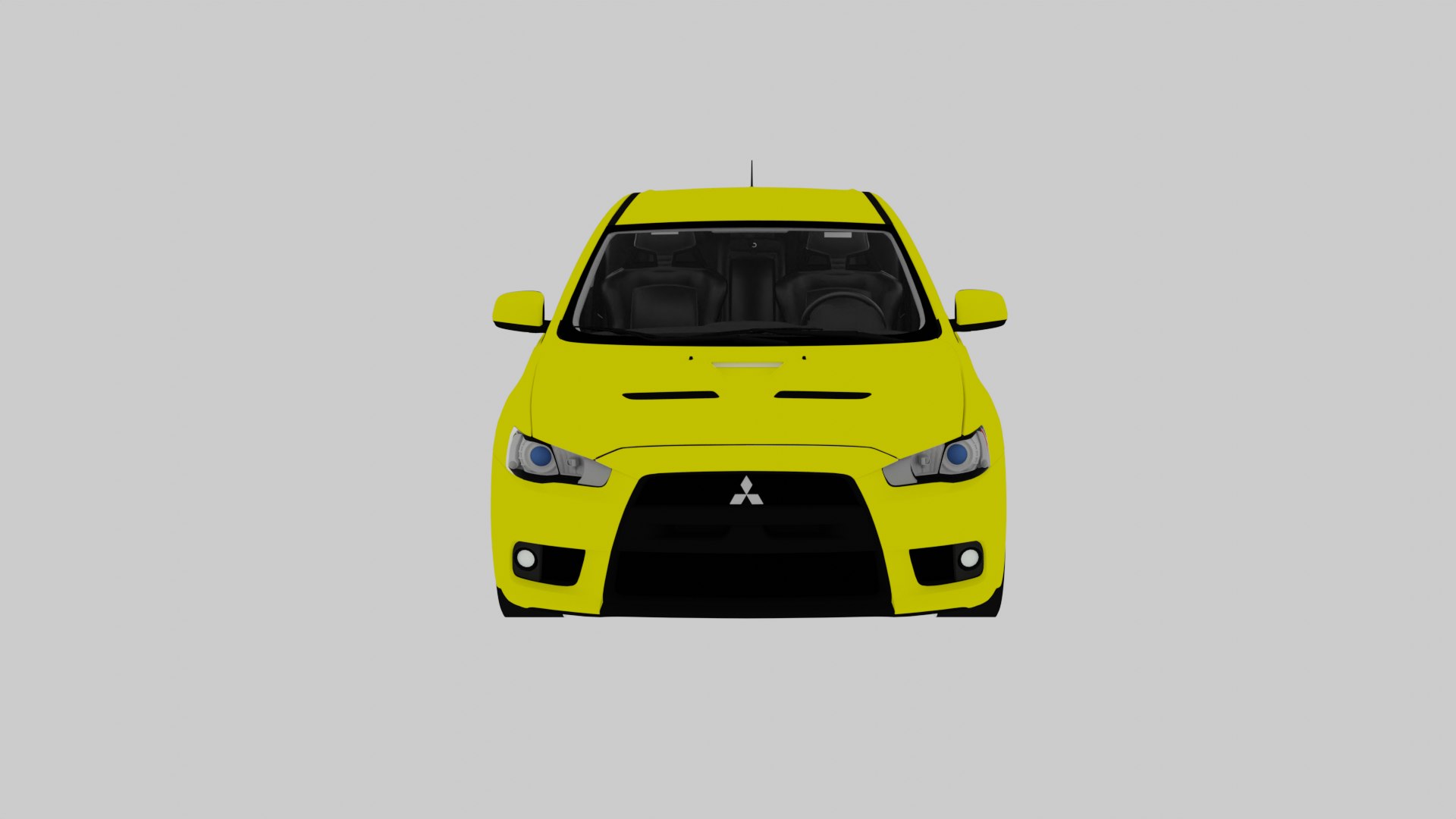 Mitsubishi Lancer Evolution X With Interior Model - TurboSquid 1869860