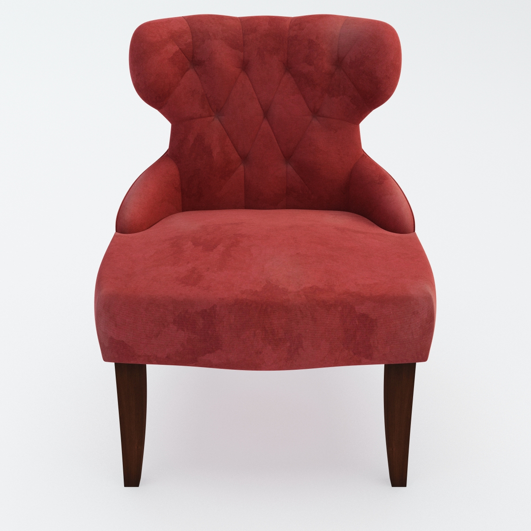 Curves Hour Glass Chair C4d