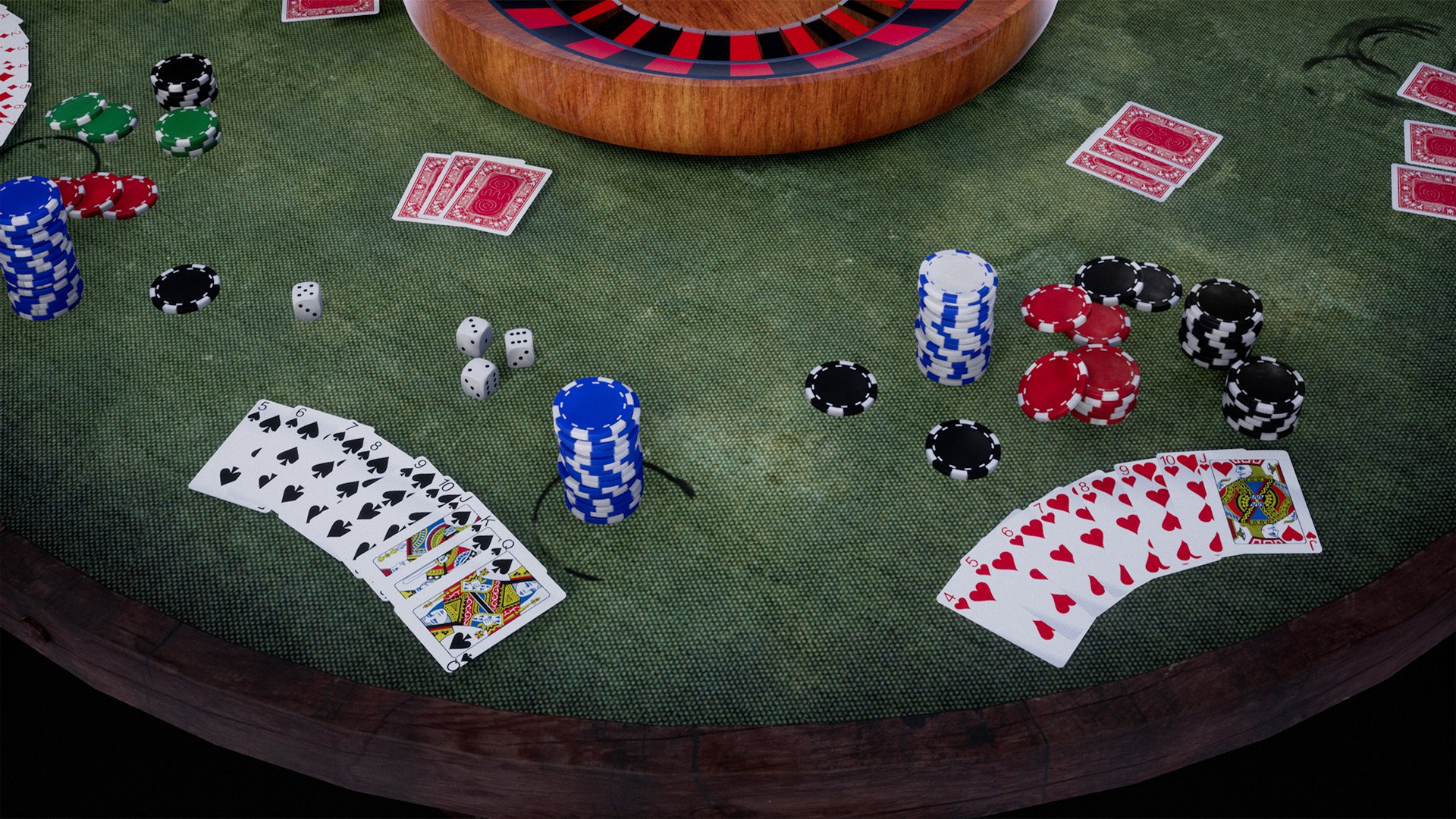 Gambling Table I 100 Variations Model - TurboSquid 1984301