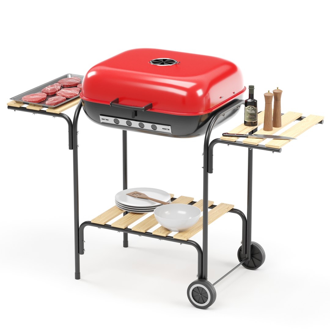 3D MODA BBQ - TurboSquid 2391339