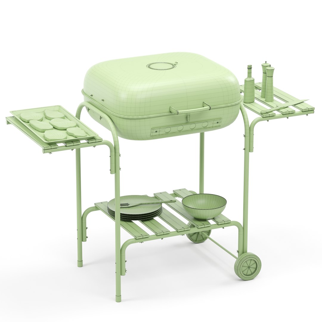 3D MODA BBQ - TurboSquid 2391339