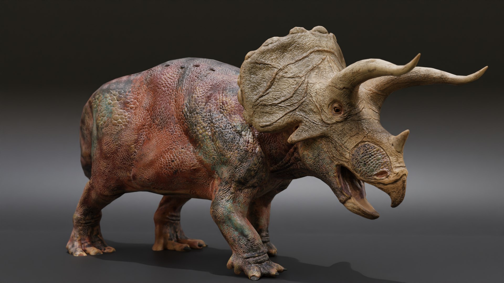 Realistic Triceratops Model 3D - TurboSquid 2181157