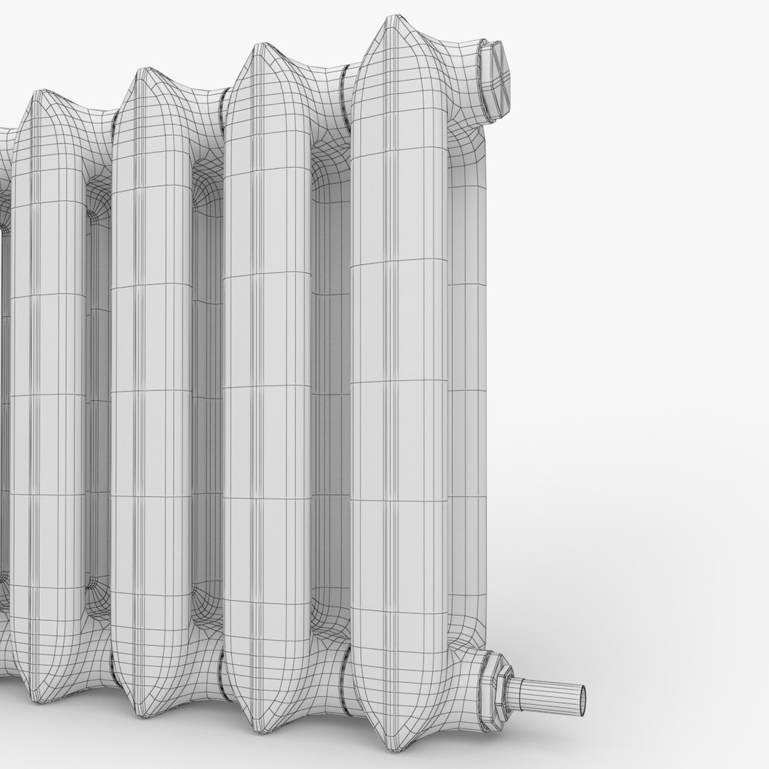 3d modern radiator