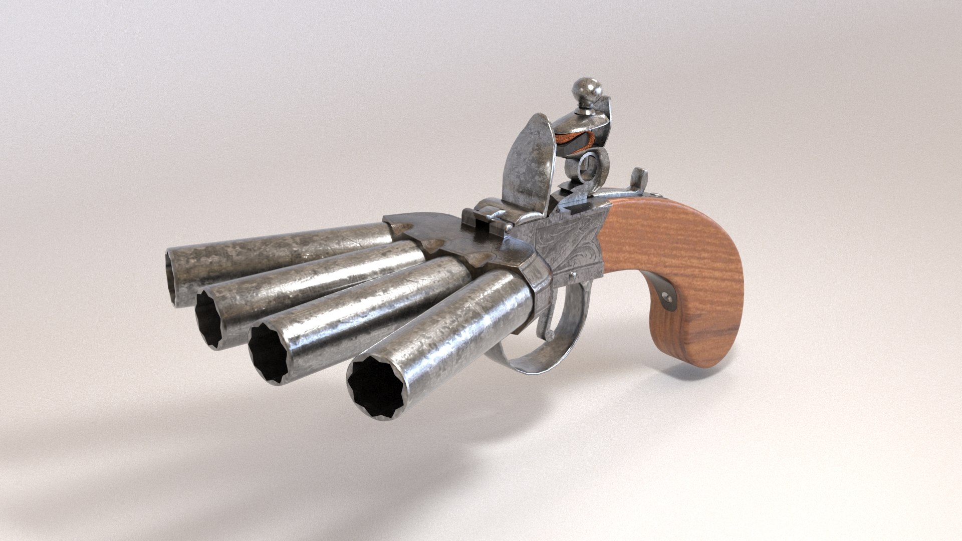 3D Pistol Musket - TurboSquid 1576154