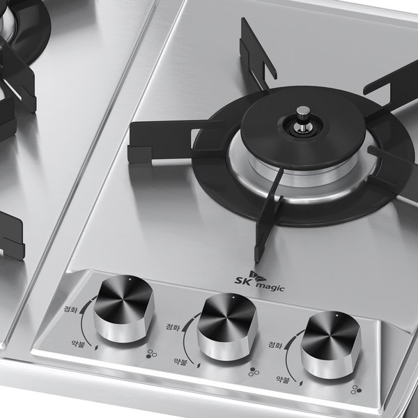 3D SK Magic Gas cooktop - TurboSquid 1971268