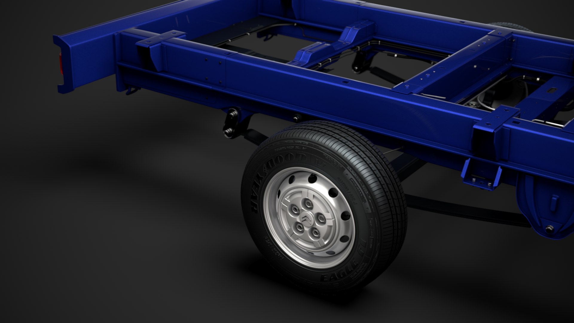 3D citroen jumper relay chassis - TurboSquid 1456102