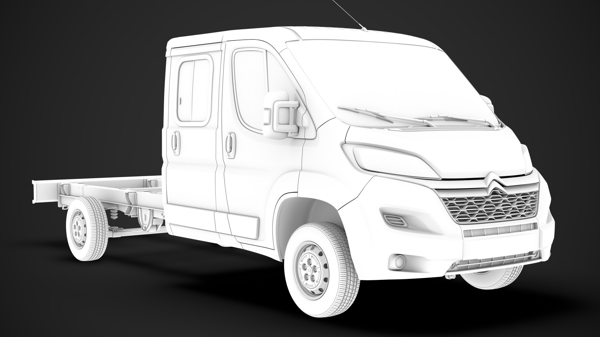 3D citroen jumper relay chassis - TurboSquid 1456102