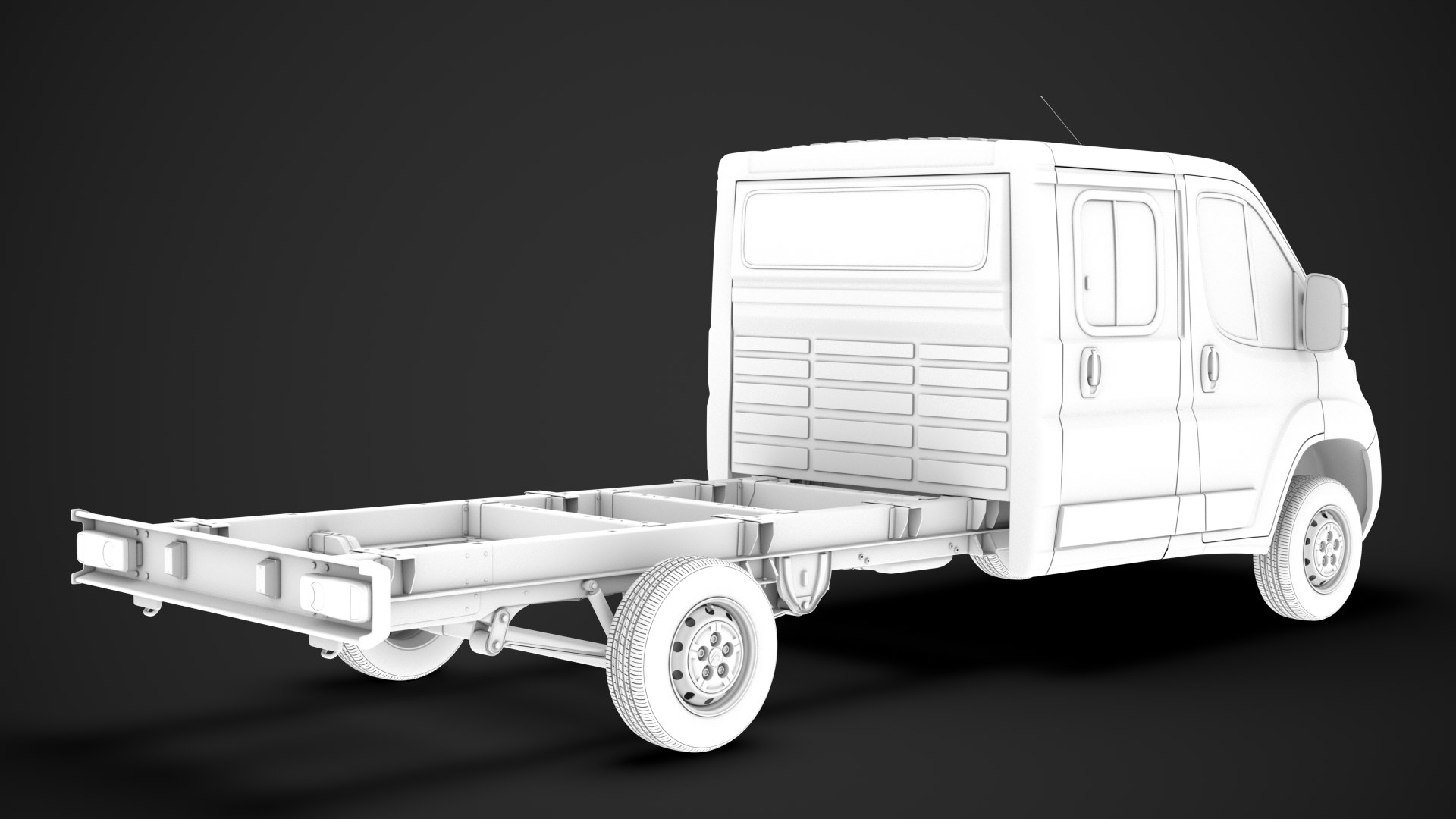 3D citroen jumper relay chassis - TurboSquid 1456102