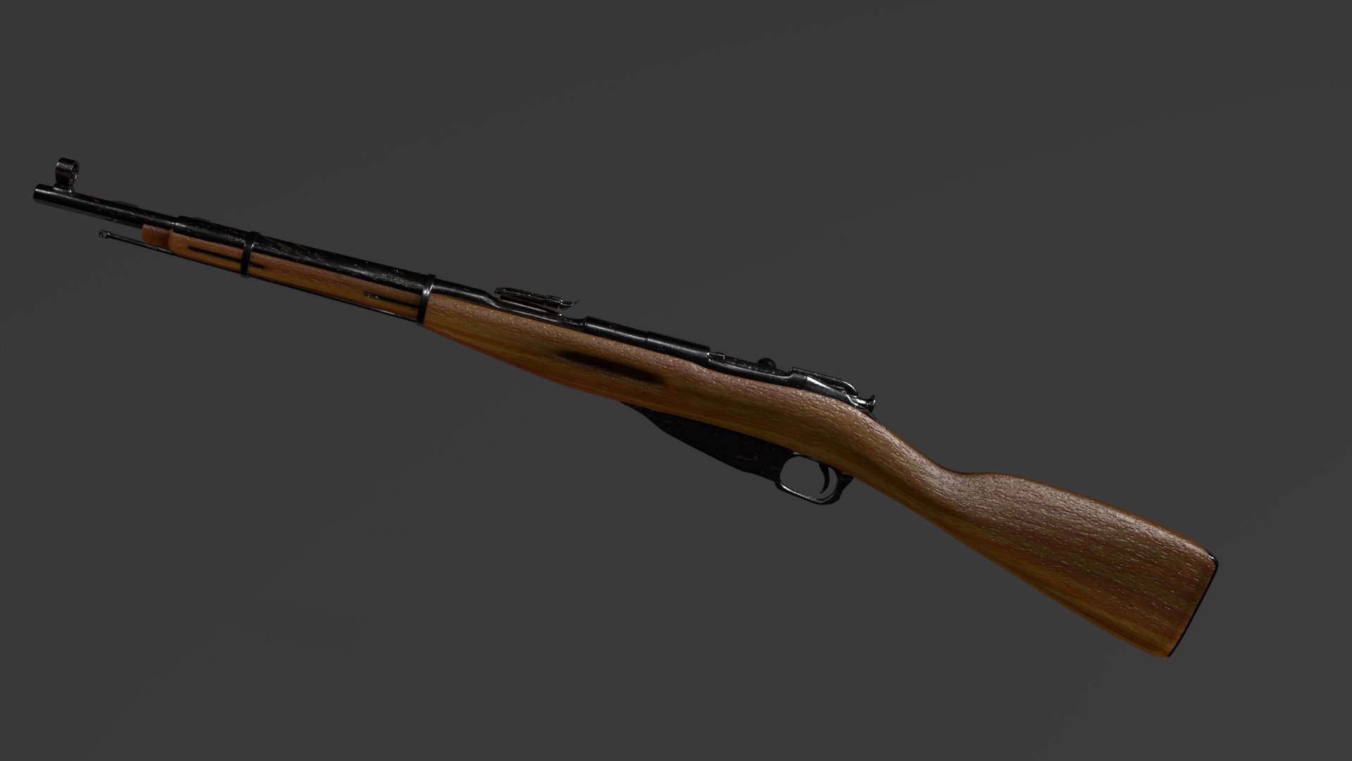 Mosin-nagant Soviet M44 Rifle 3D - TurboSquid 1362590