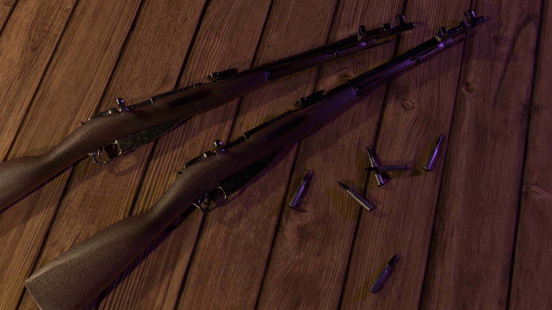 Mosin-Nagant Radziecki karabin M44 Model 3D - TurboSquid 1362590