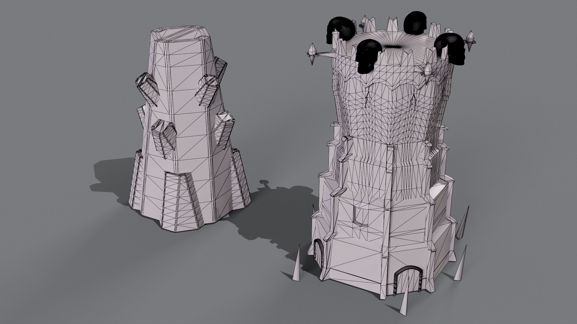 Wizard tower 3D - TurboSquid 2182096
