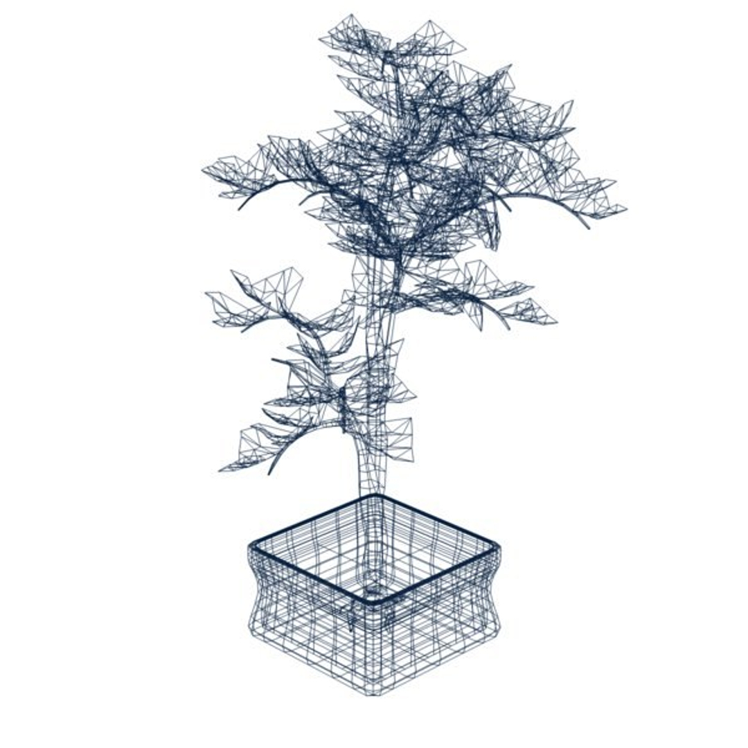 3d Model Tree Pot