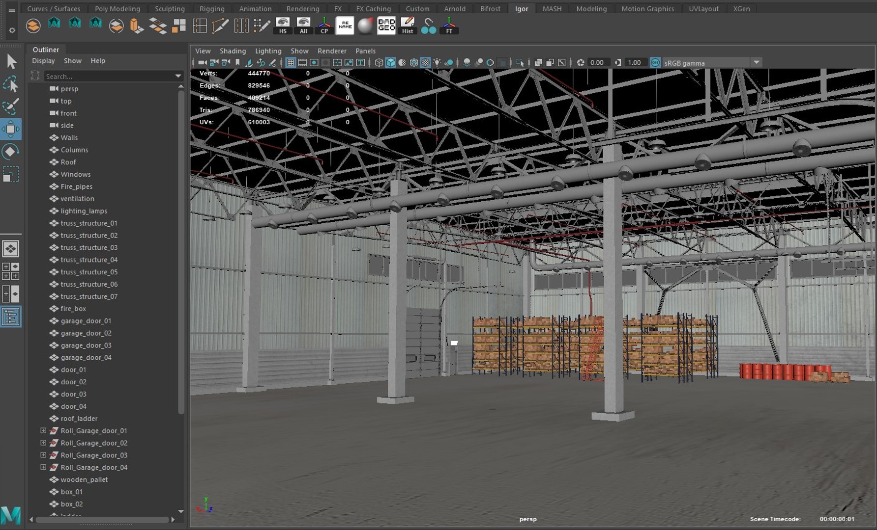 Warehouse 02 3D Model - TurboSquid 2084031