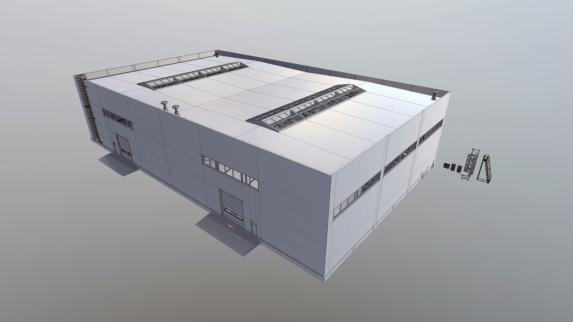 Warehouse 02 3D Model - TurboSquid 2084031