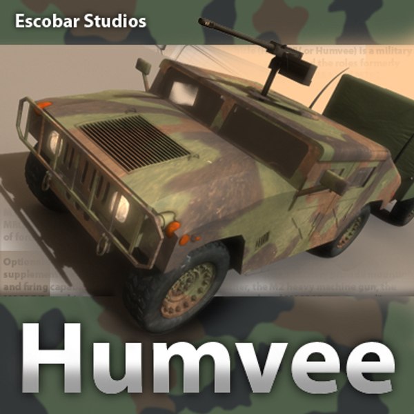 m1025 hmmwv humvee 3ds