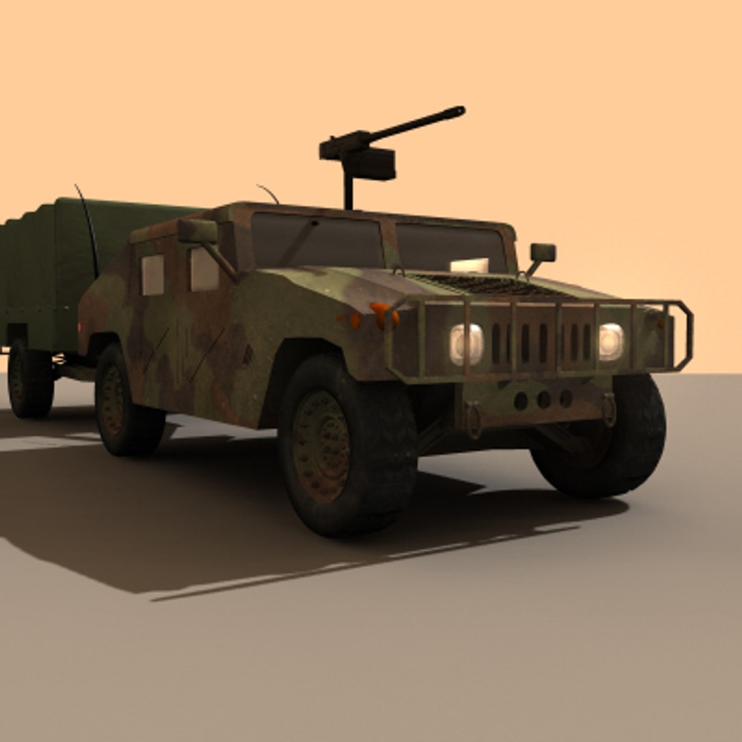 M1025 Hmmwv Humvee 3ds