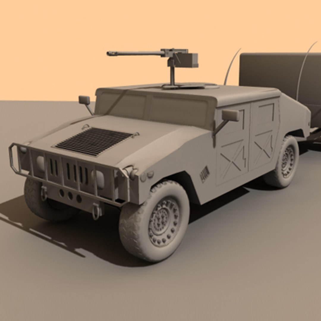 M1025 Hmmwv Humvee 3ds