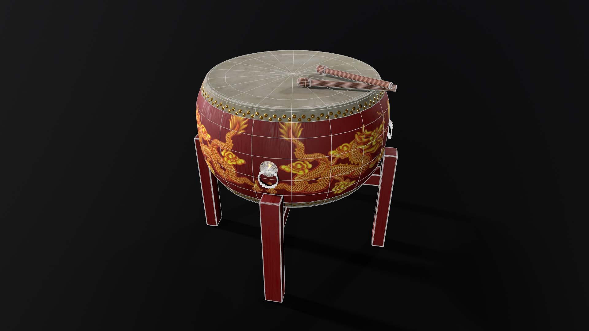 Drum Set TAMA PERFORMER 3D Model - TurboSquid 2218770