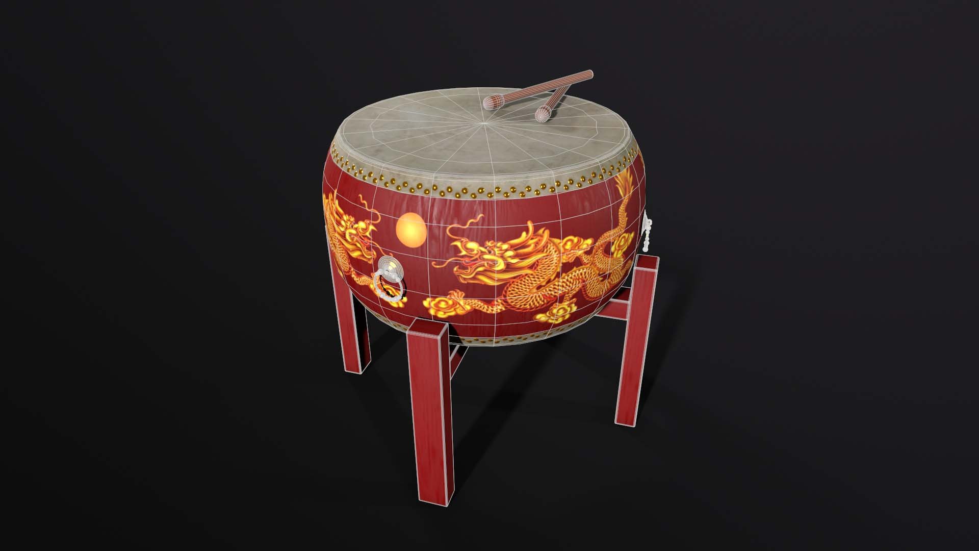Drum Set TAMA PERFORMER 3D Model - TurboSquid 2218770