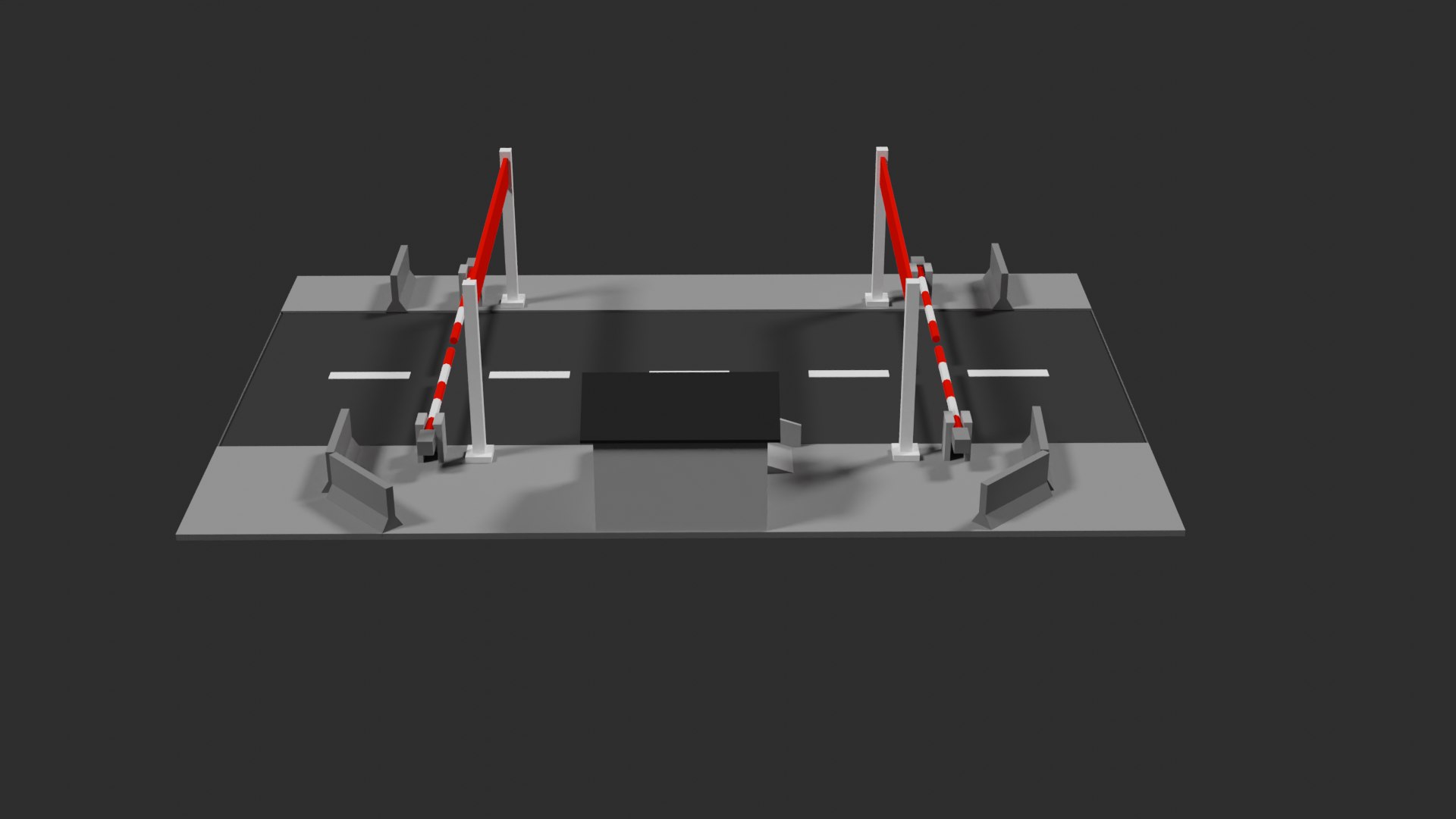 Lowpoly Border Post 3D model - TurboSquid 1863203