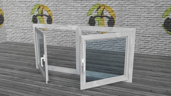 3d model windows polygonal