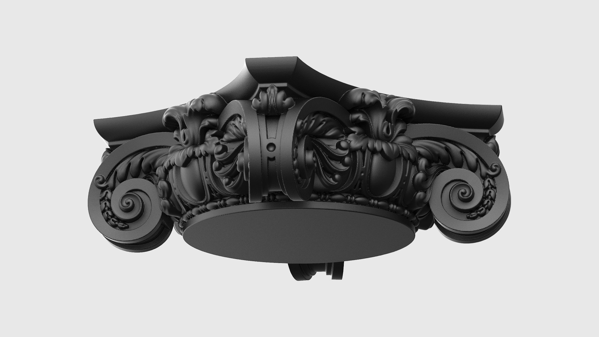 3D Model Capital Ionic Order - TurboSquid 1639498