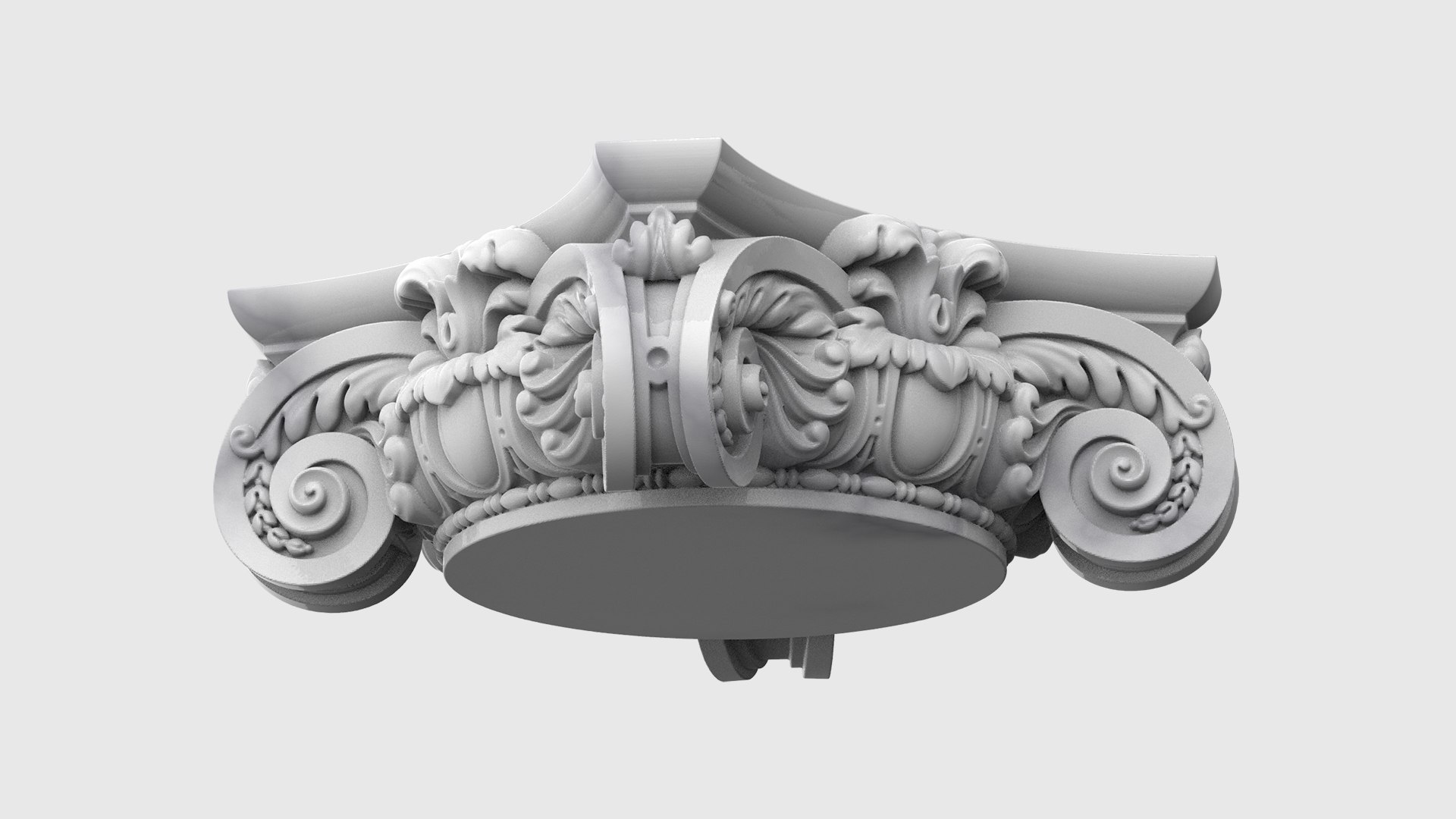 3D Model Capital Ionic Order - TurboSquid 1639498