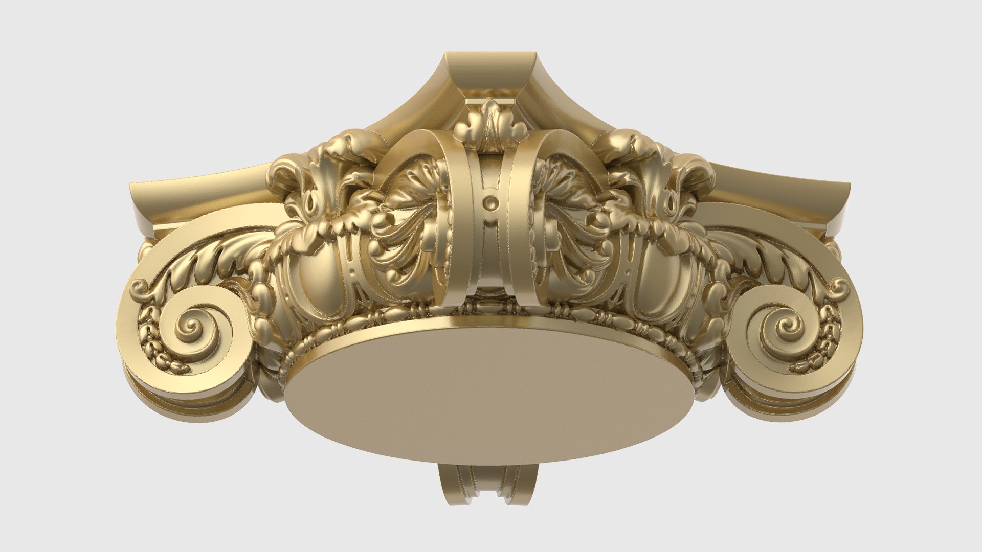 3D Model Capital Ionic Order - TurboSquid 1639498